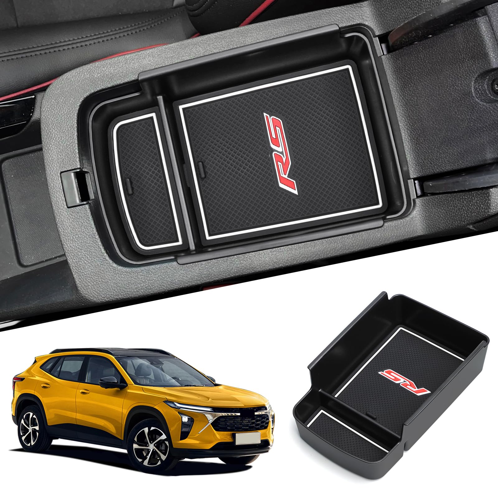 Snapklik.com : Smabee For 2024 2025 Chevy Trax Center Console Organizer ...