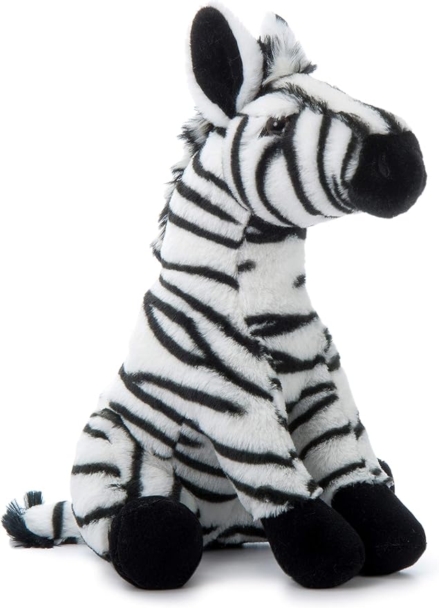 Amazon.com: The Petting Zoo Zebra Stuffed Animal, Gifts for Kids, Wild ...