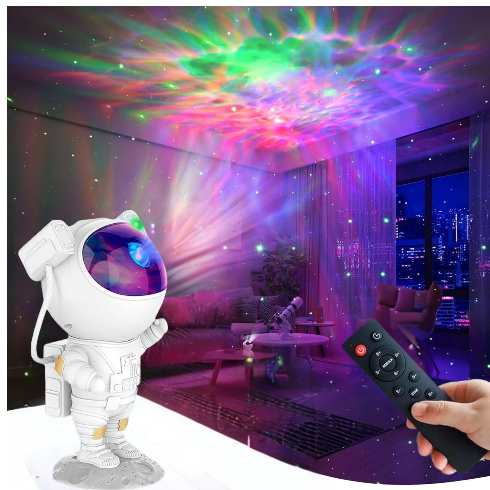 Bluelander Astronauta Proyector de Estrellas, Mini Proyector, Proyector ...