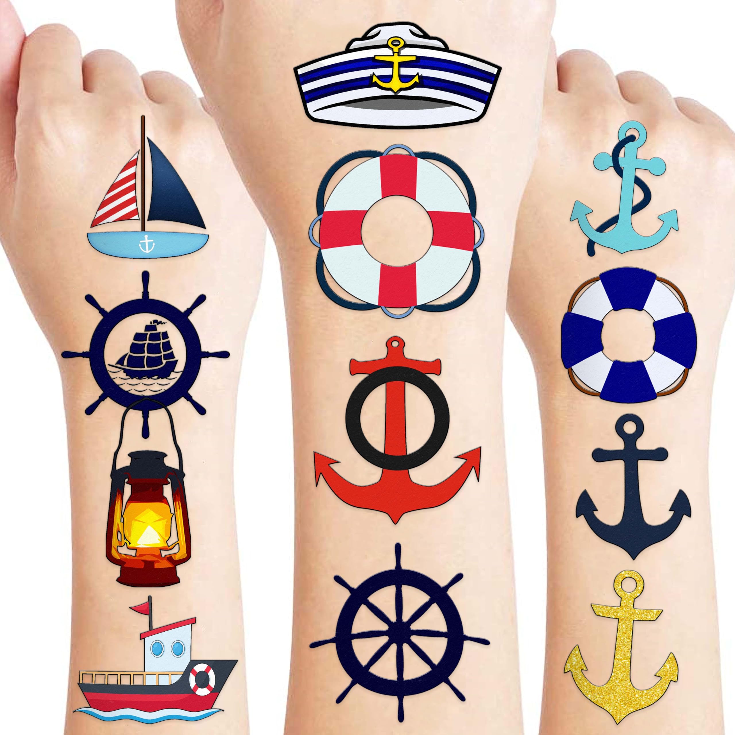 Nautical Foot Tattoos