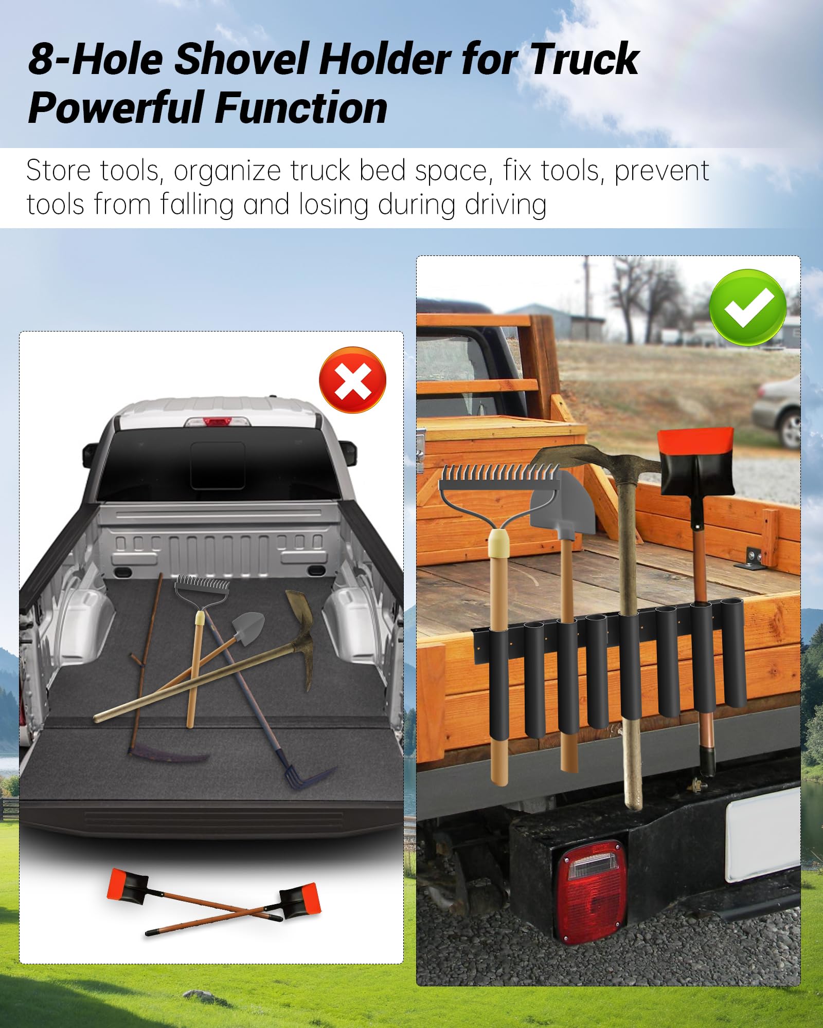 Industrial Shovel Holders Buy Shovel Rack With Monkey Bars Storage