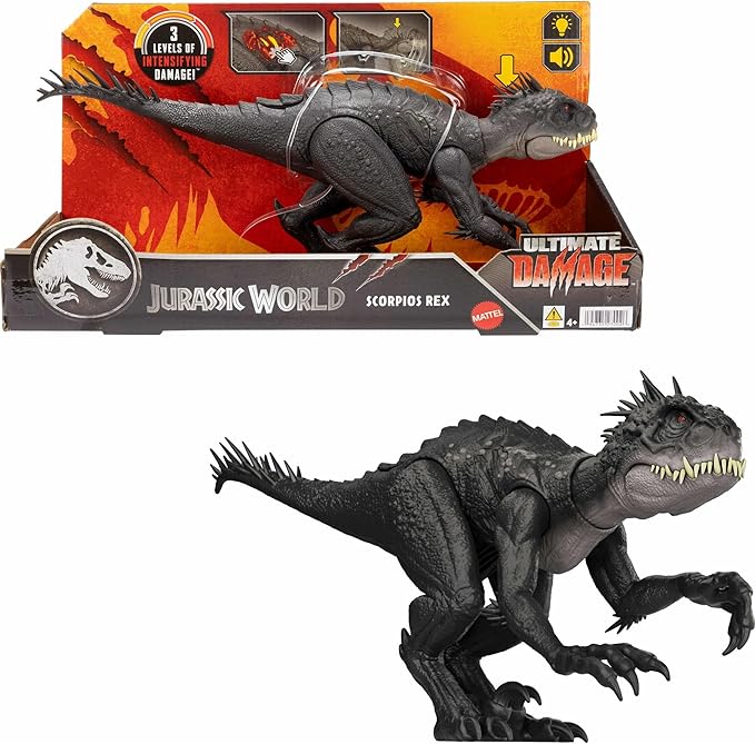 Amazon.com: MAGNETOE Jurassic Ultimate Extreme Damage Scorpios Rex ...