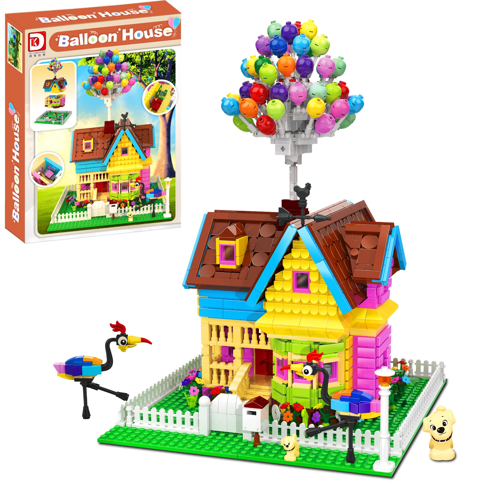 Up House With Balloons Up House With Balloons" Greeting Card For Sale