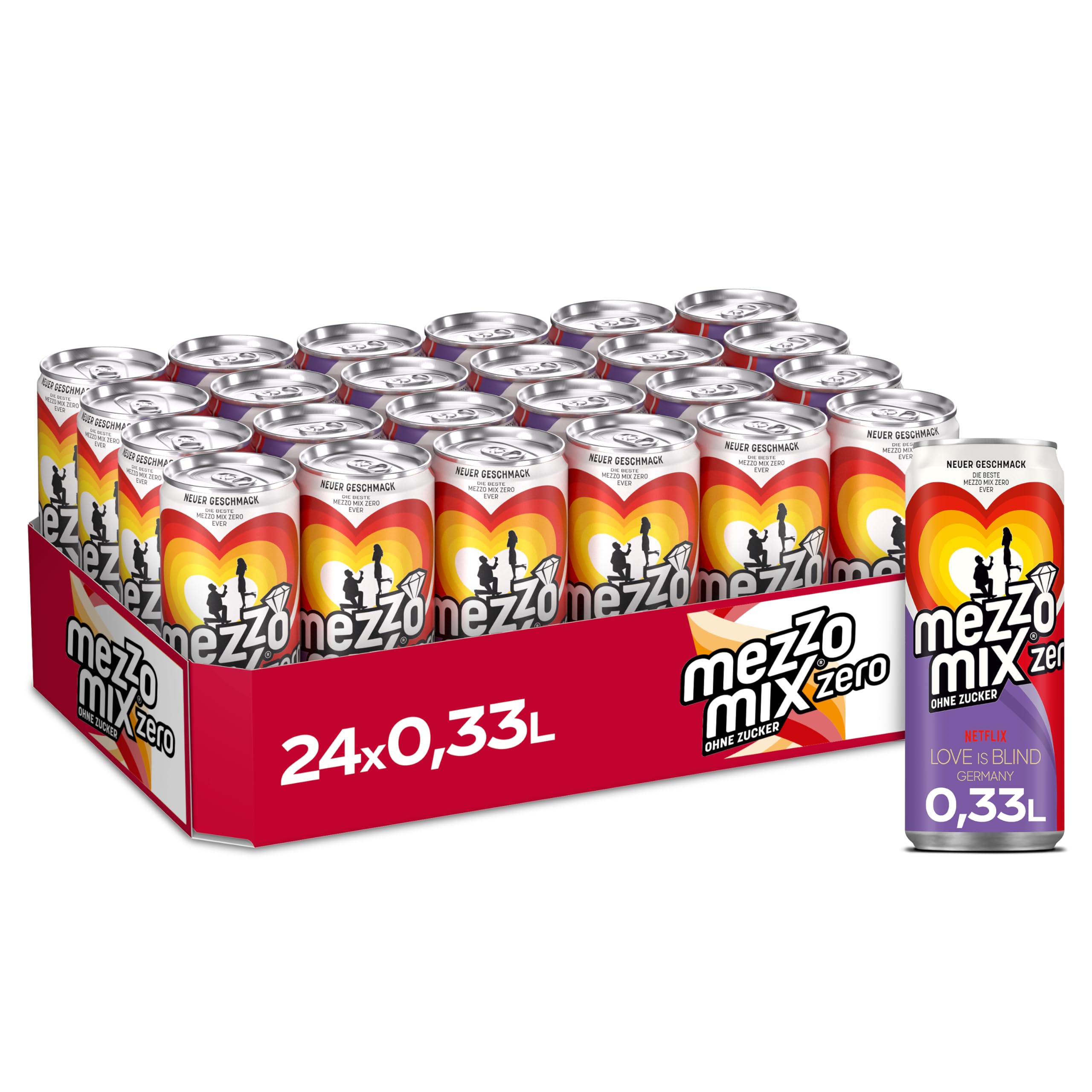 Mezzo Mix zero - prickelnd-erfrischendes Mischgetränk aus Cola und ...