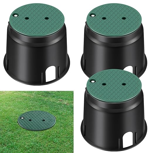 Tandefio 3 Pcs 910 Electrical Splice Box 10 Inch Diameter Underground ...