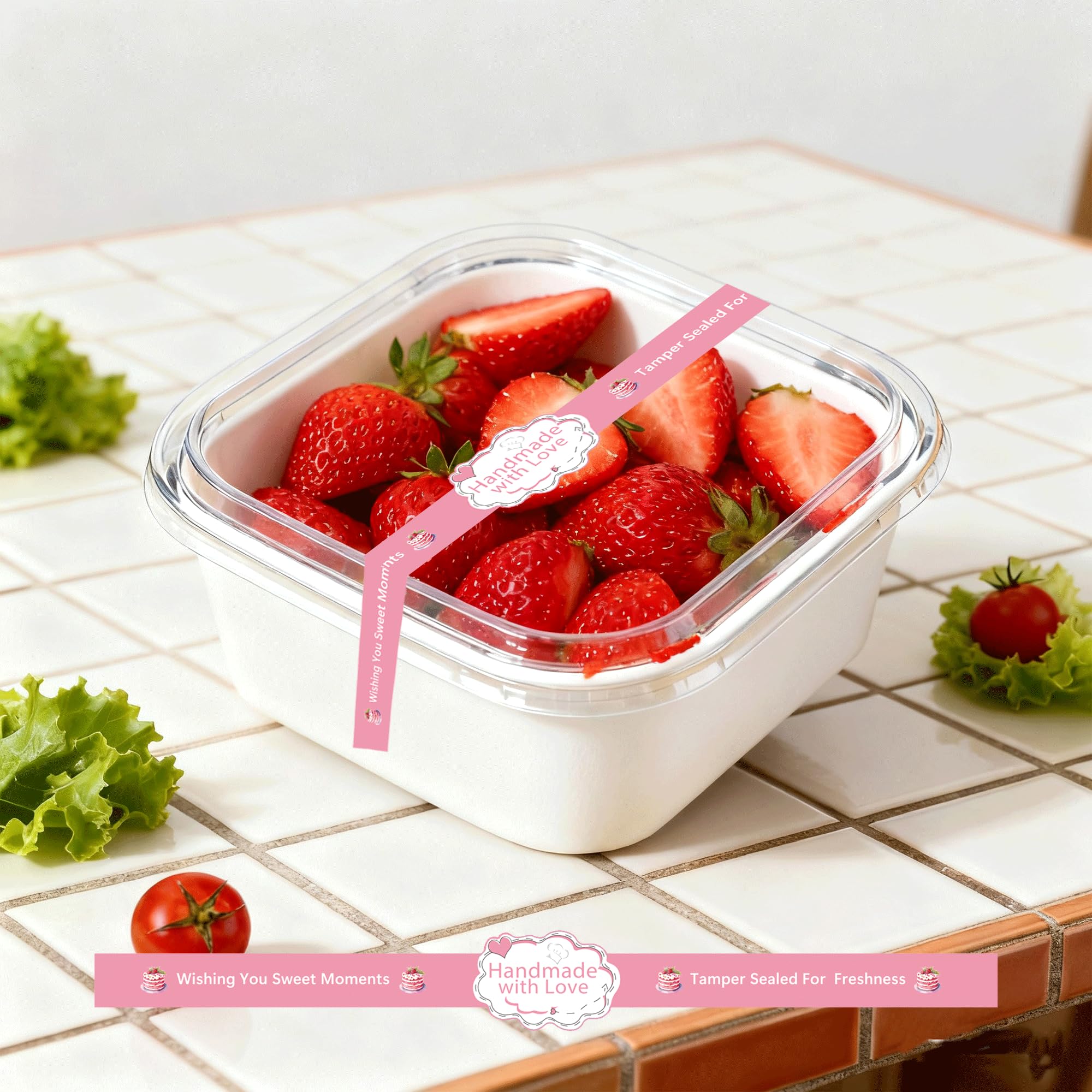 Snapklik.com : Food Retail Package Seal Labels,9x1 Inch Safe Secure ...