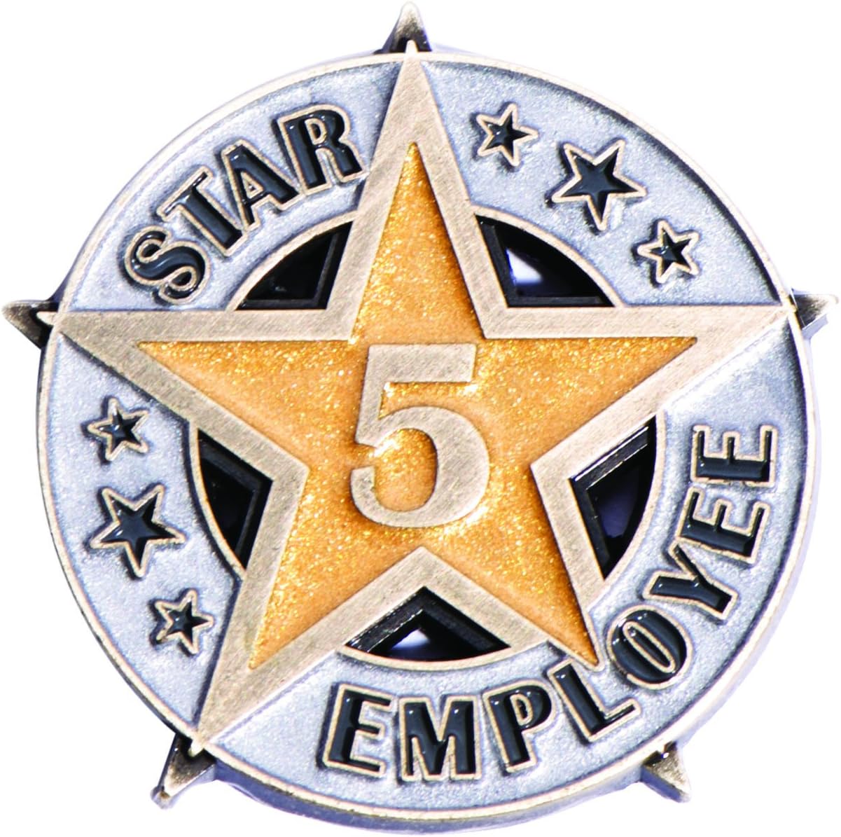 Amazon.com: 5 Year Star Employee Appreciation Award Lapel Pin : Office ...