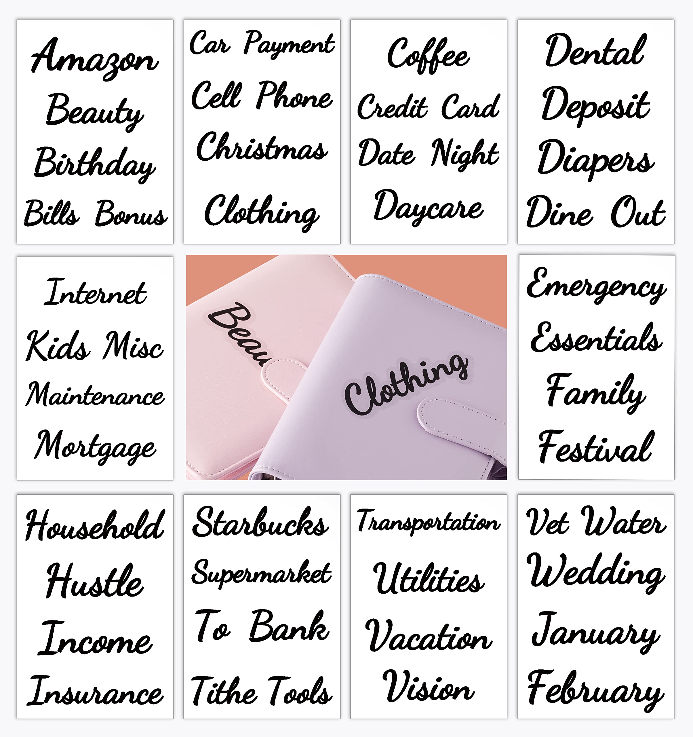 Buy 80 Budget Binder Label Stickers Budget Categories Adhesive Labels 