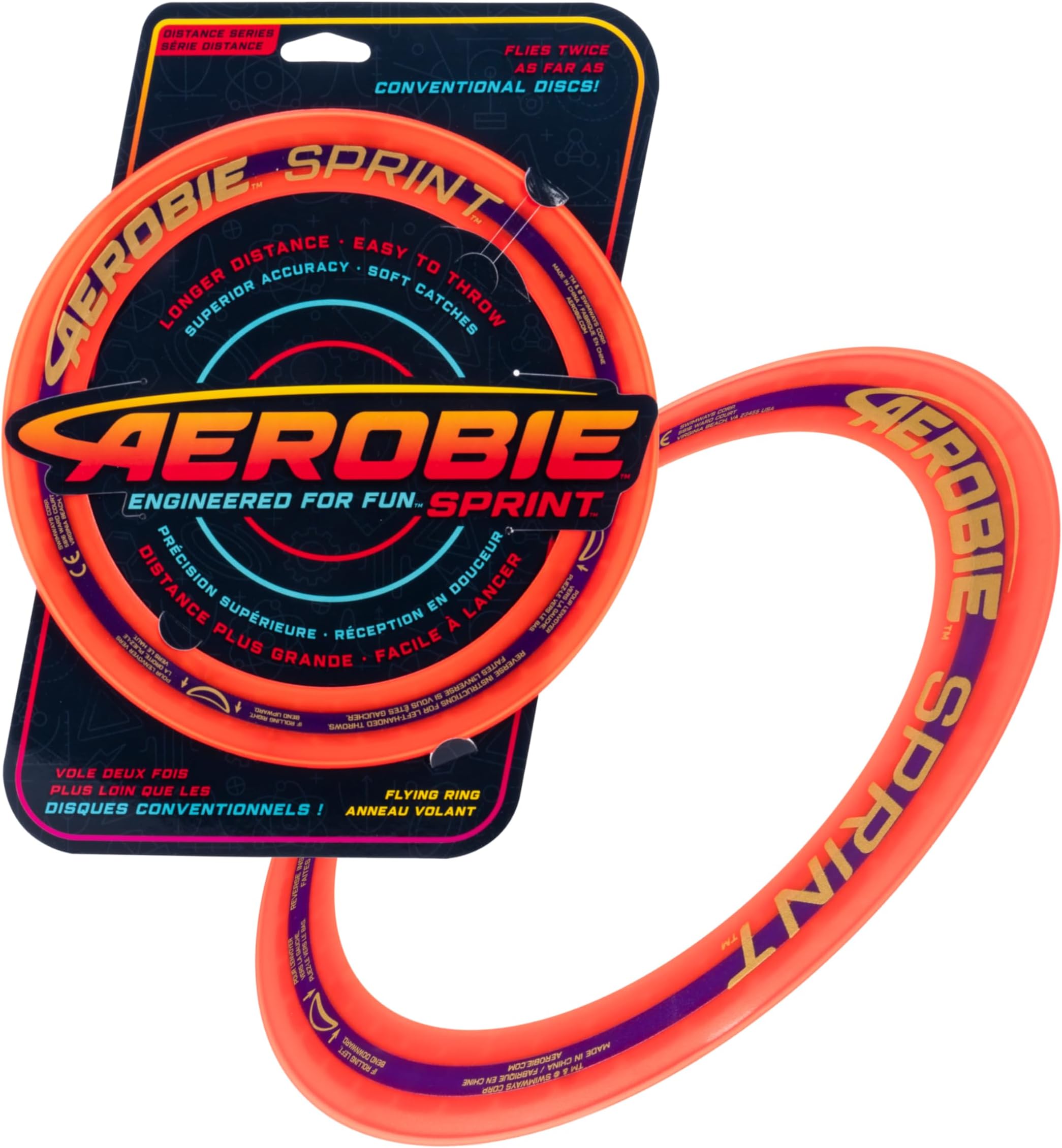 Aerobie 13" Pro Ring - Guinness World Record Flying Ring - Assorted ...