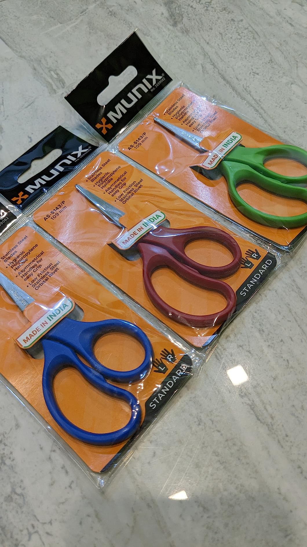 Munix AS-5143 P109 mm / 4.2" Stainless Steel Scissors | Rounded Tip ...