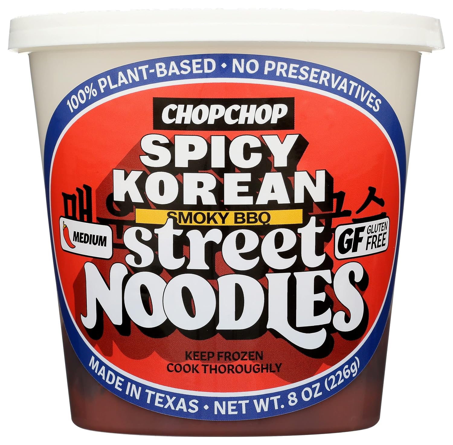 Amazon.com: CHOP CHOP Spicy Korean BBQ Street Noodles, 8 OZ : Grocery ...