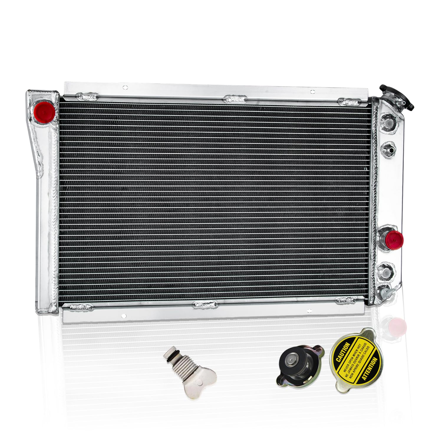 Amazon.com: KUUHLERSAT Chevy S10 Radiator, 829 3 Row Core All Aluminum ...