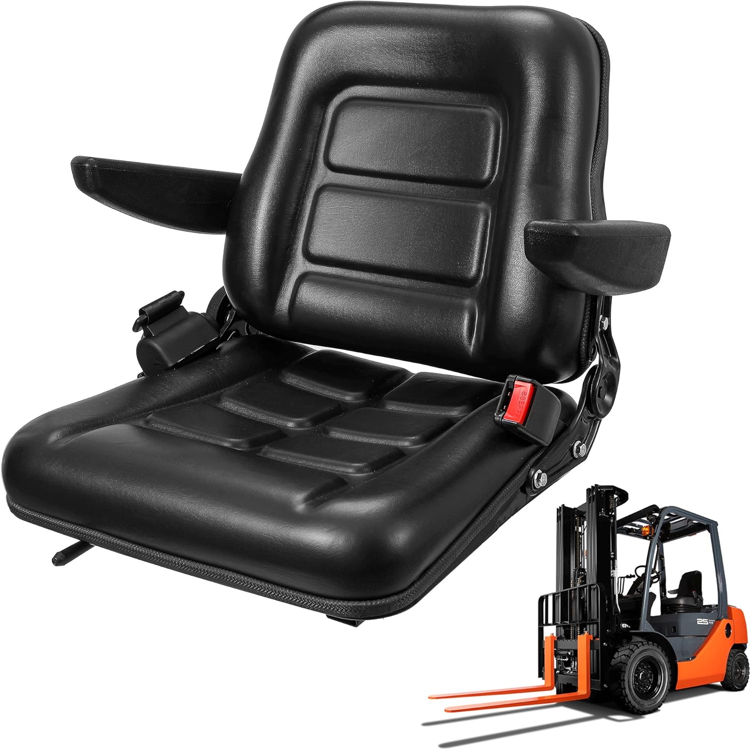 Amazon.com: Universal Tractor Seat, Forklift Seat, Lawn Mower Seat ...