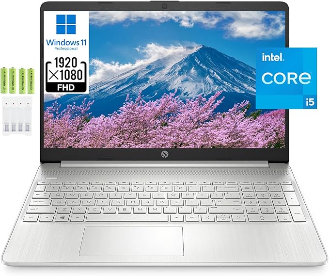 Amazon.com: HP Windows 11 Pro 15 15.6" FHD Business Laptop Computer ...