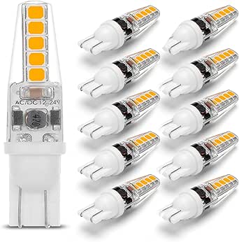 12 Volt Low Voltage Wedge Base Led Landscape Bulbs T5 T10 3W 300lm,T5 ...
