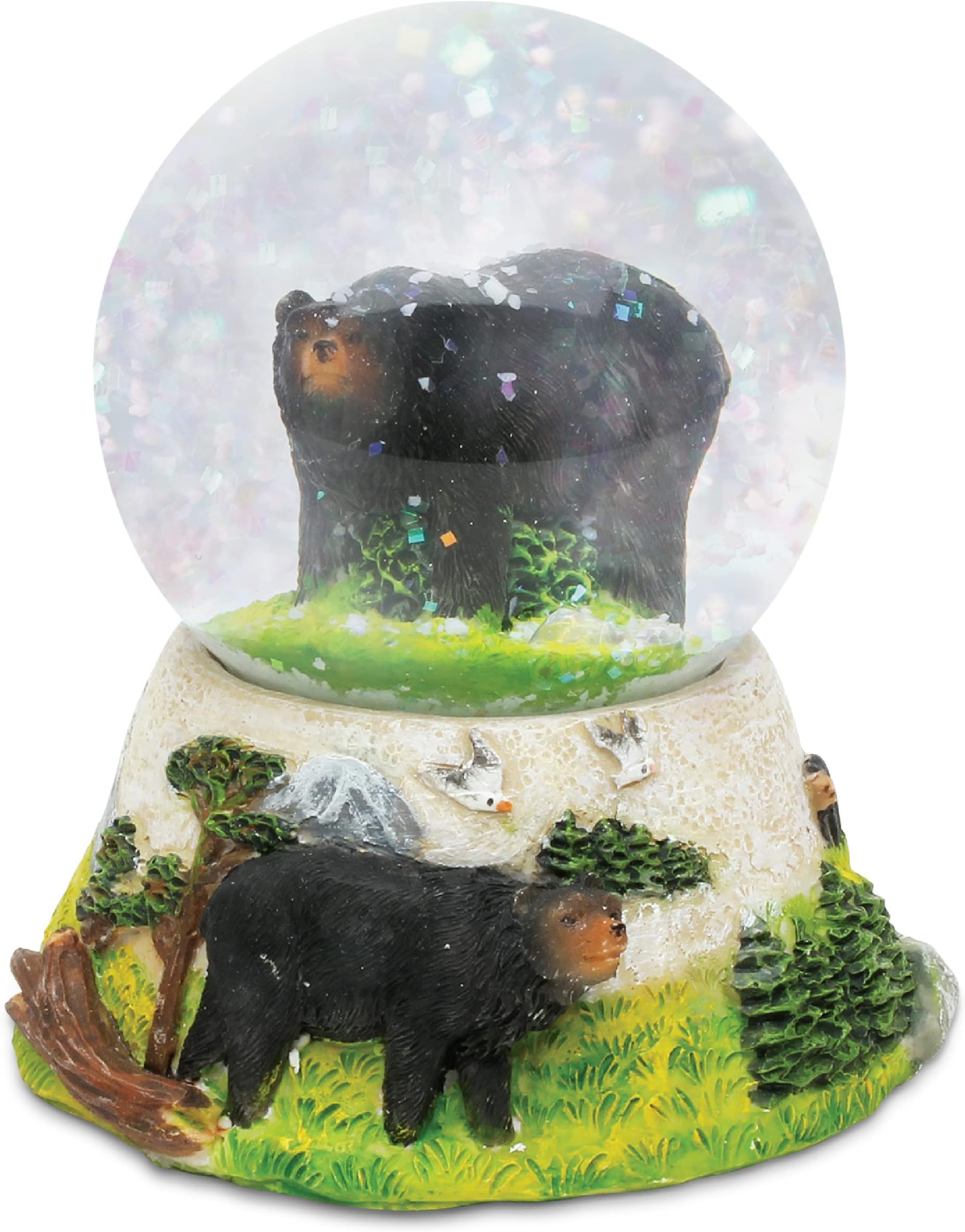 Amazon.com: Alaska Snow Globe (3.5 Inches Tall) with Bear, Moose and ...