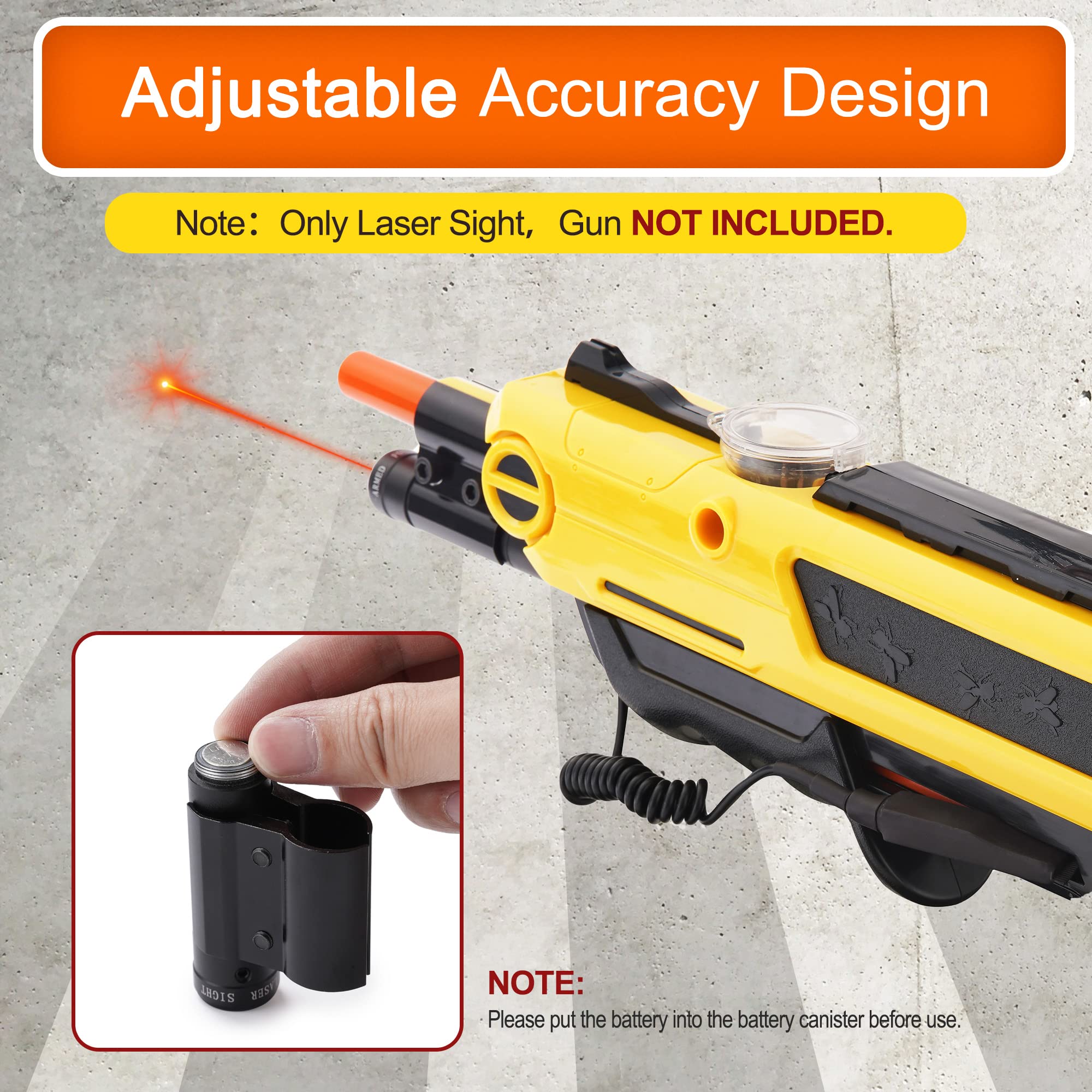 Snapklik.com : SZWRSKJ Bug Salt Red Laser Sight For Insect Salt Gun
