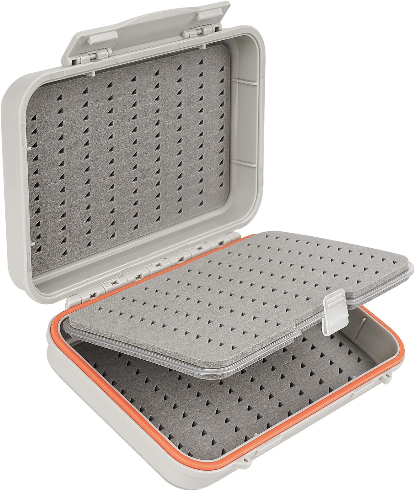 QualyQualy Fly Fishing Box, 4 Layer Foam Fly Box Streamer Storage Box ...
