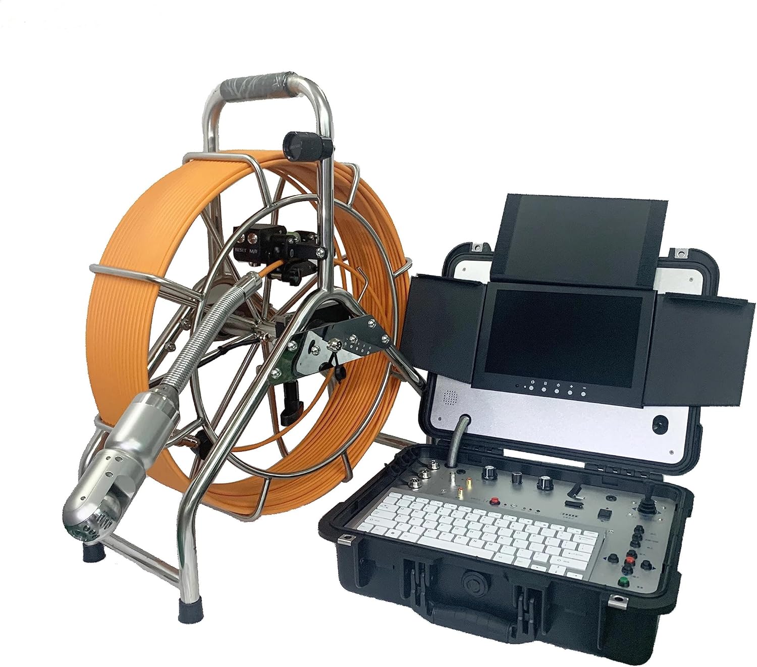 Amazon.com: Vividia V10-550-80PT Pipe Sewer Drain Tube Pan Tilt Zoom ...