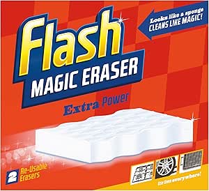 Flash Magic Eraser Extra Power Household Cleaner - (Pack of 2) : Amazon ...