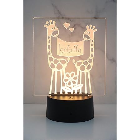 Amazon.com: Personalized Night Light for Kids Girls Boys Customized ...