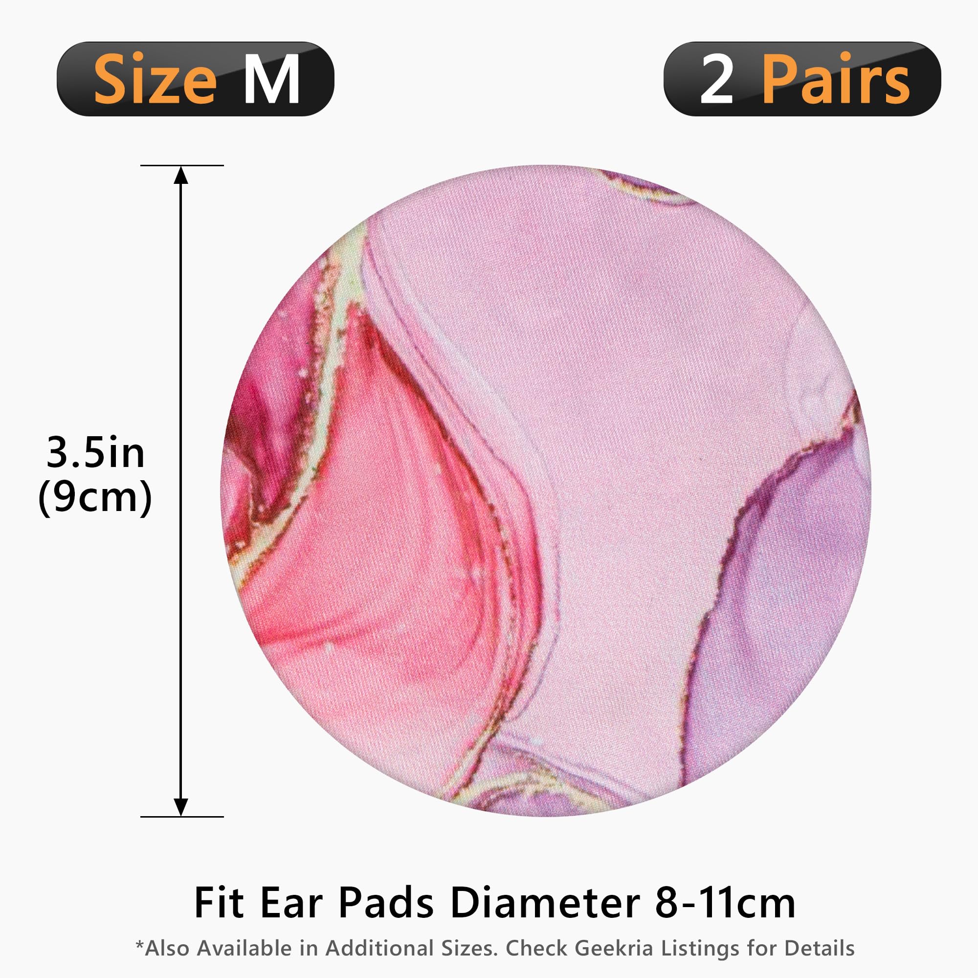 Snapklik.com : Geekria NOVA 2 Pairs Flex Fabric Headphones Ear Covers ...