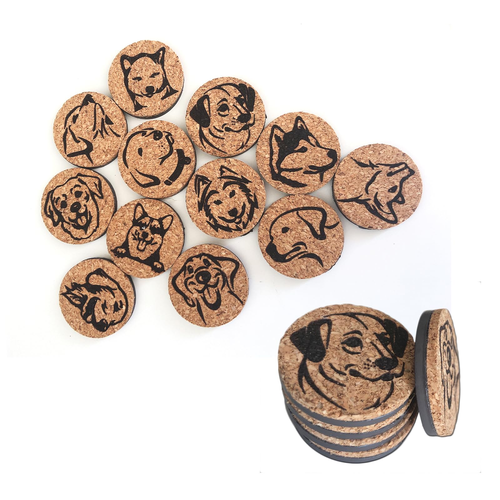 Amazon.com: MOONOON Refrigerator Magnet, 12 Pack Funny Dog Fridge ...