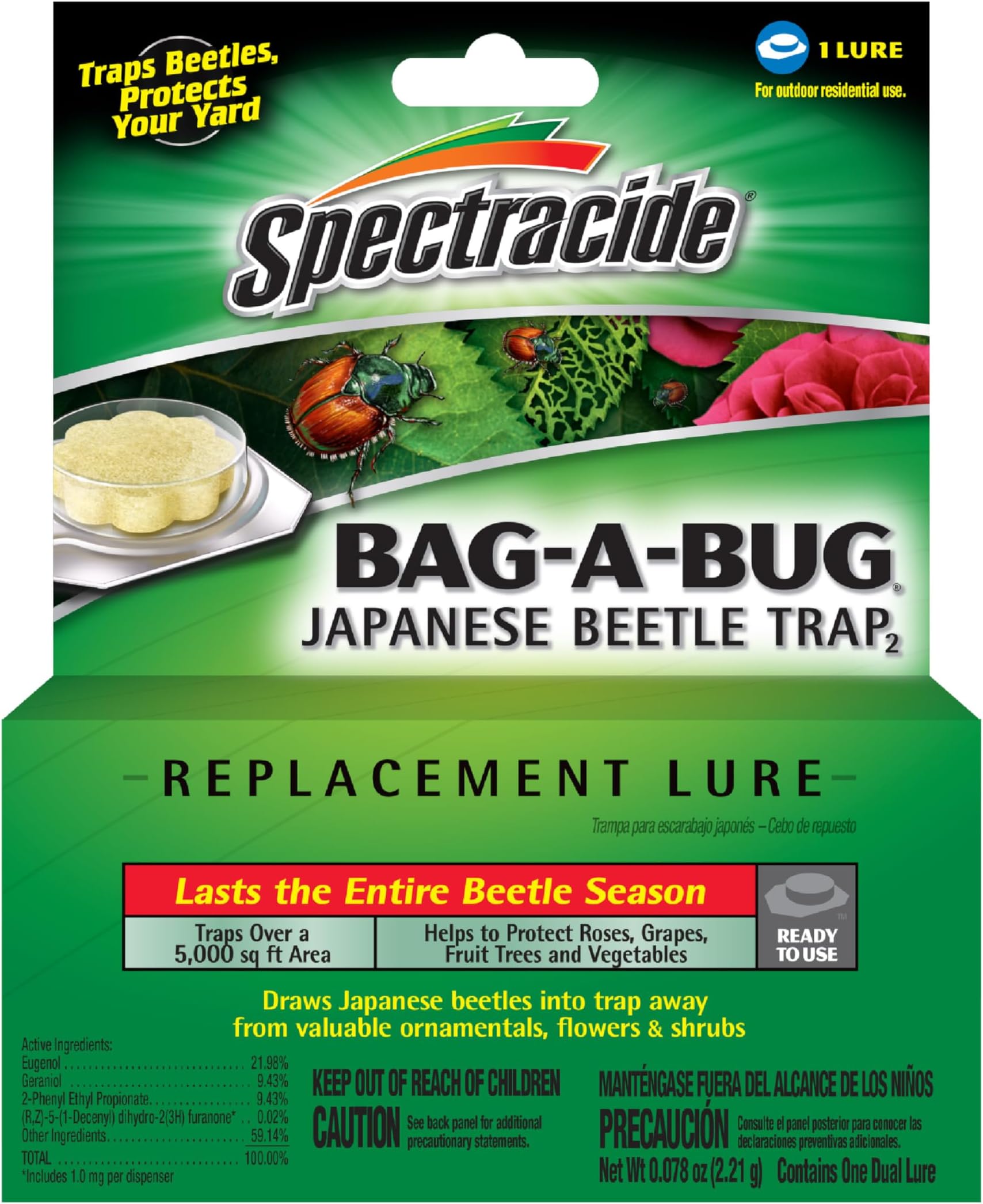 Amazon.com : Spectracide Bag-A-Bug Japanese Beetle Trap 2, Traps ...