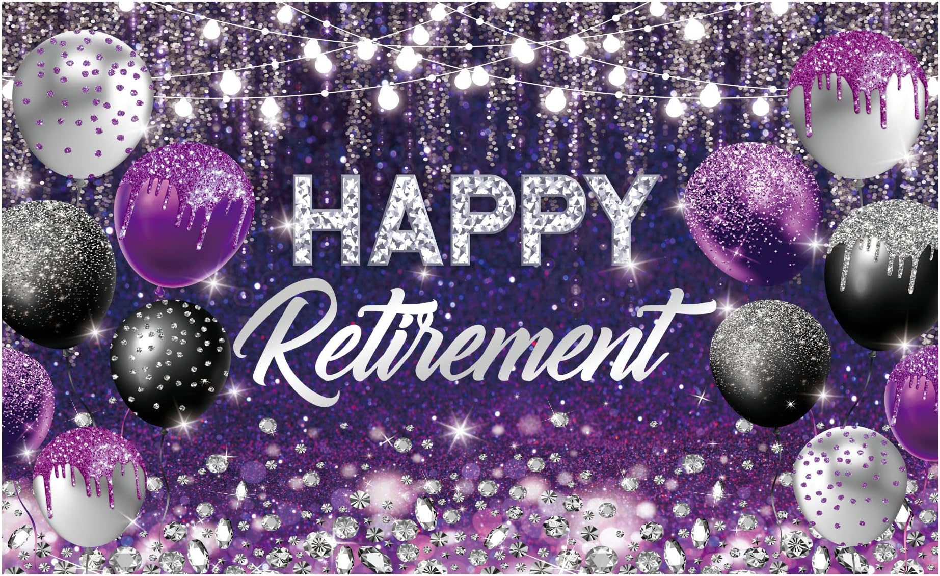 Amazon.com : Retirement Party Decorations, Extra Large Fabric ...