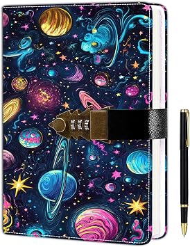 ZXHQ Diary with Lock for Boys Children, Diary for Boys Gifts 8 9 10 11 ...