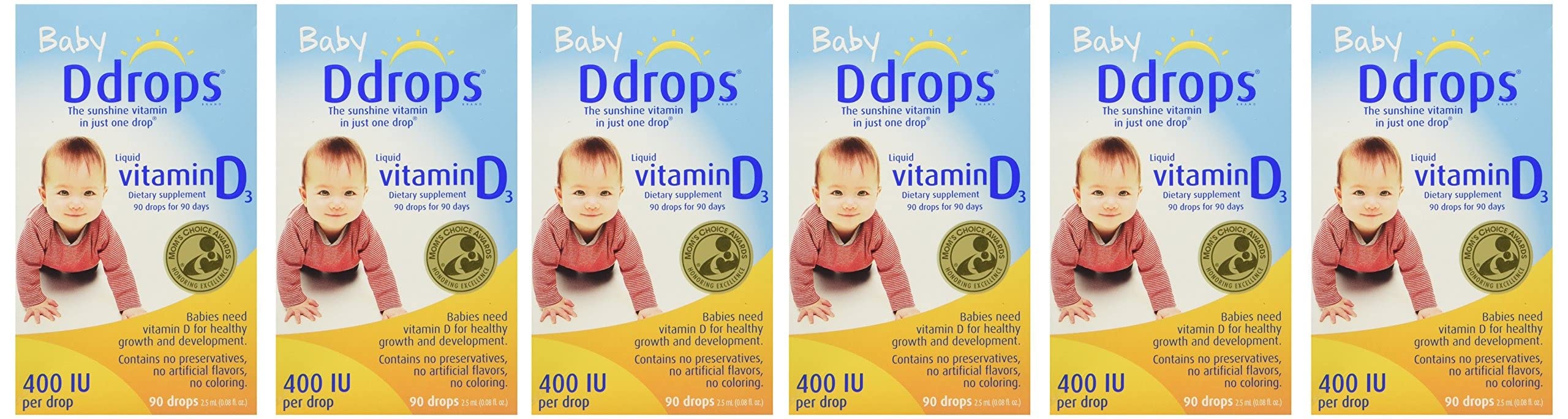 Amazon.com: Ddrops Baby Drops Yellow (Pack of 2) : Health & Household