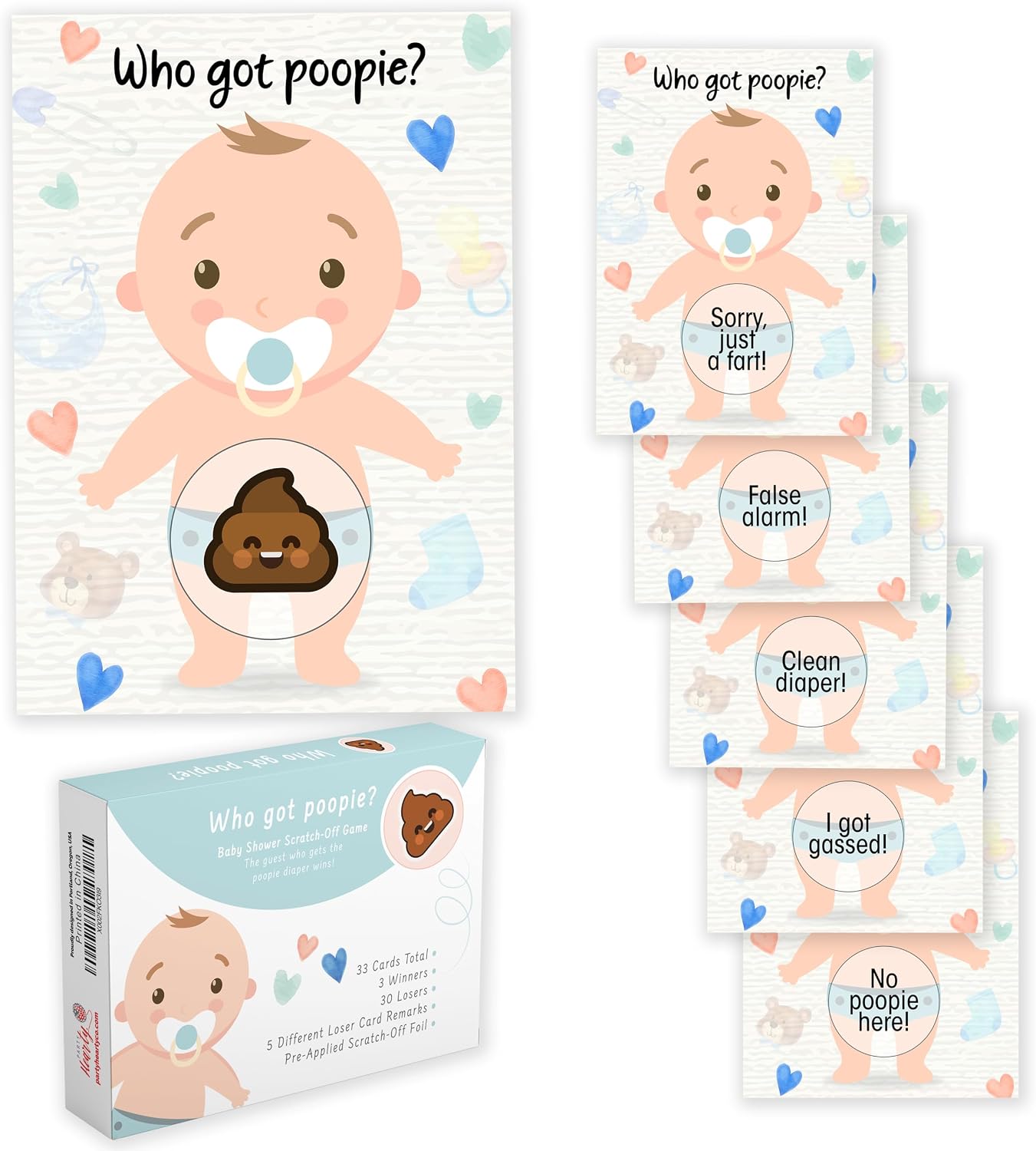 Silly Baby Shower Games Bundle with Raffle Cards, Philippines | Ubuy