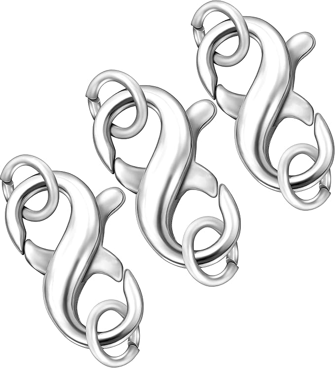 Amazon.com: Dailyacc Double Opening Lobster Clasp 316 Stainless Steel ...