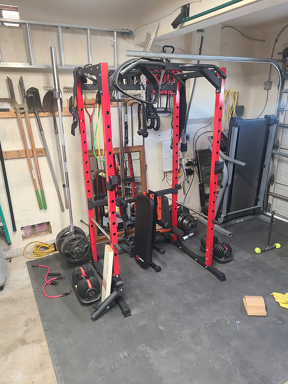 $50/mo - Finance Mikolo Power Cage with LAT Pulldown System, 1200 ...