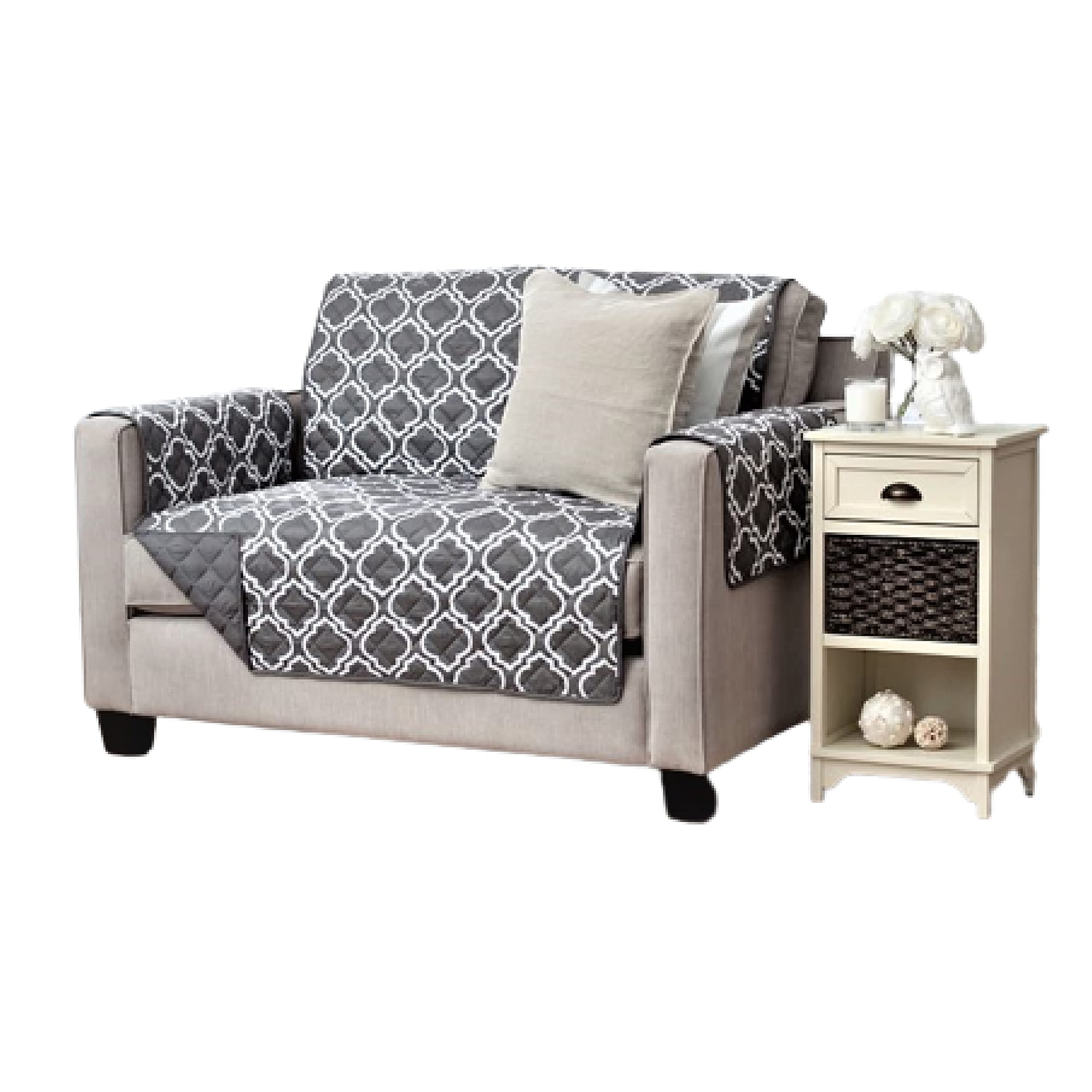 PIC Reversible Loveseat Sofa Protector, Quilted Furniture Protector ...
