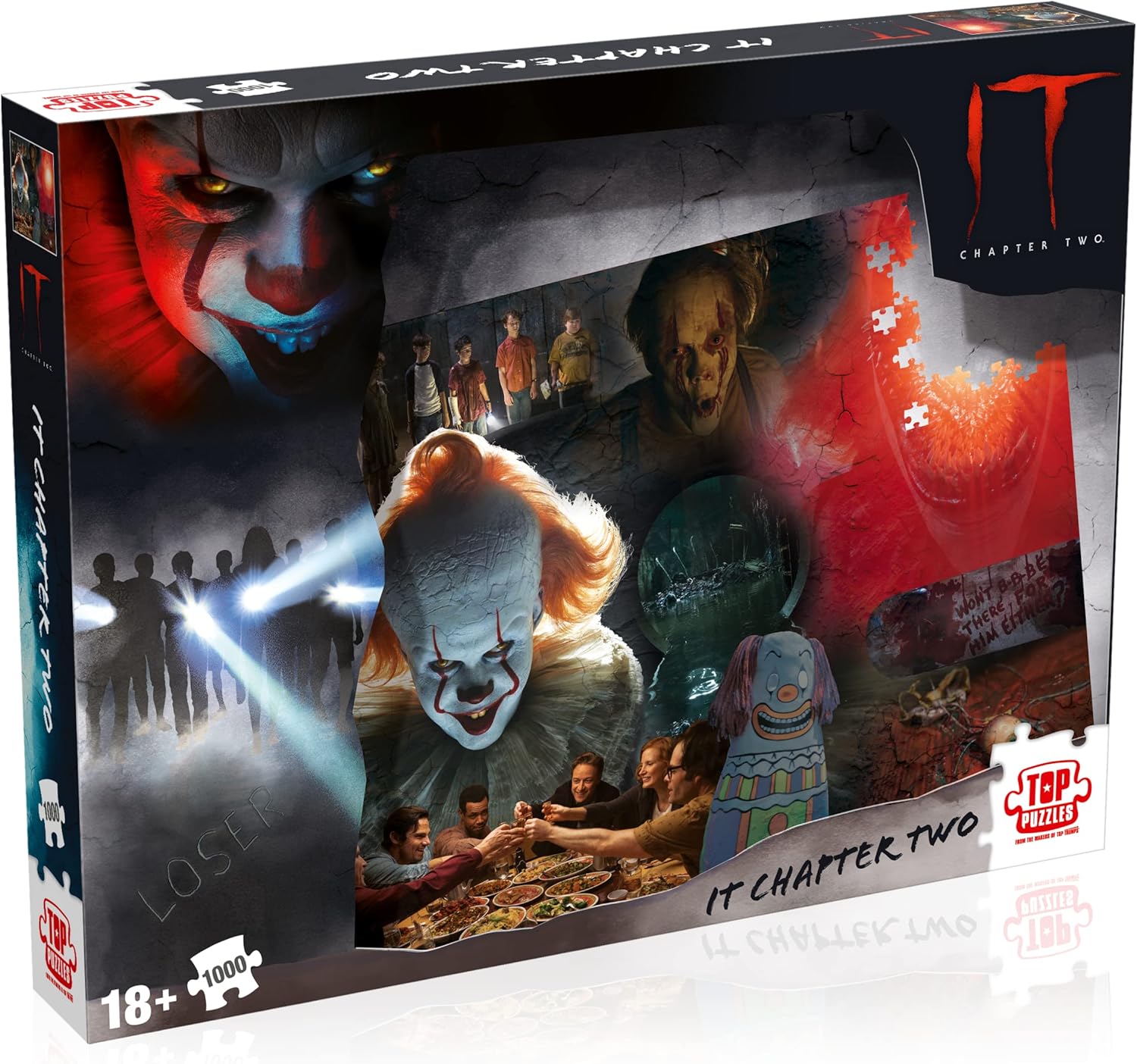 Amazon.com: Winning Moves Stephen King's IT Chapter 2 1000-Piece Jigsaw ...