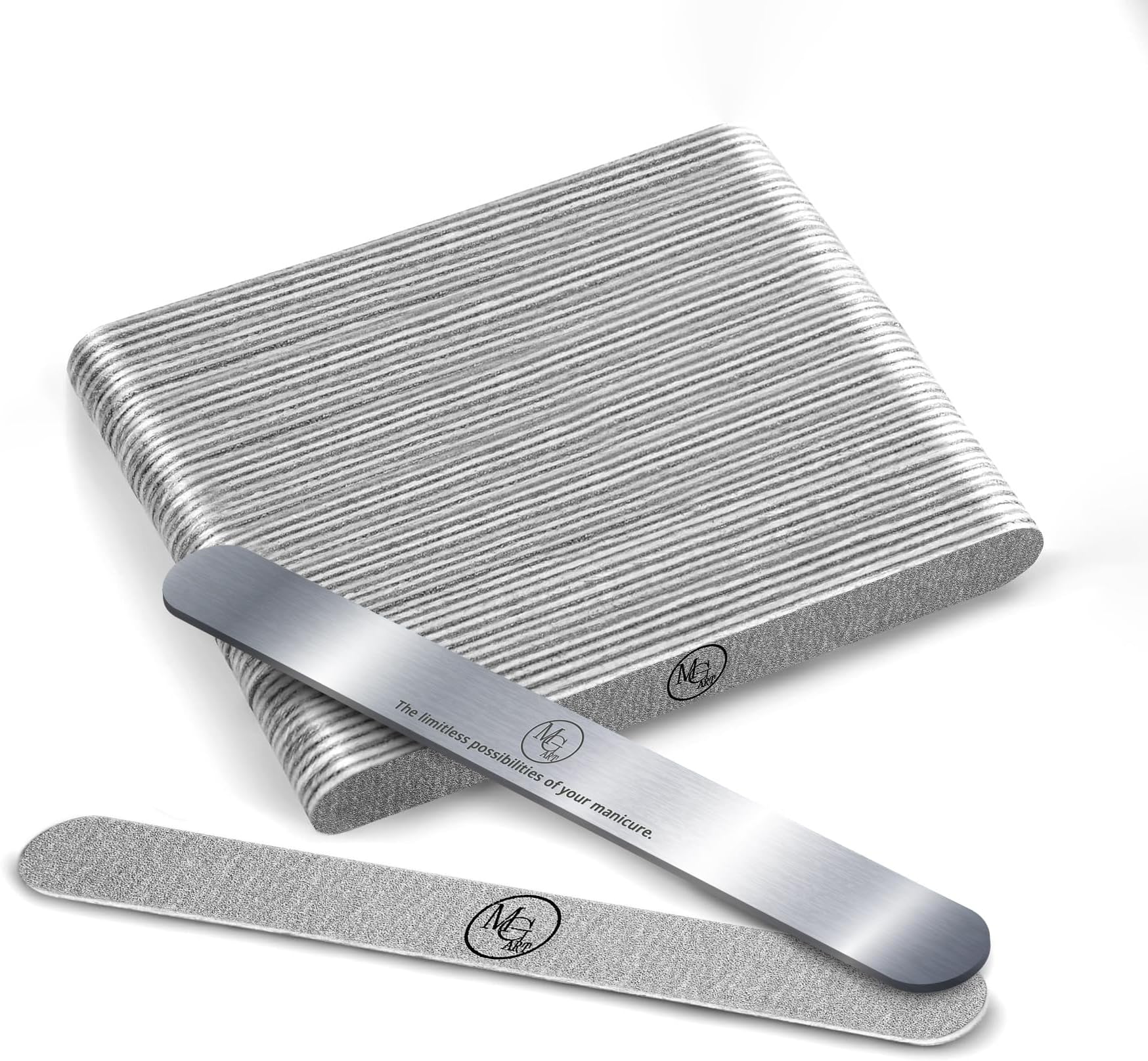 Amazon.com : Canvalite 40 PCS Nail File Professional Reusable Peel and ...