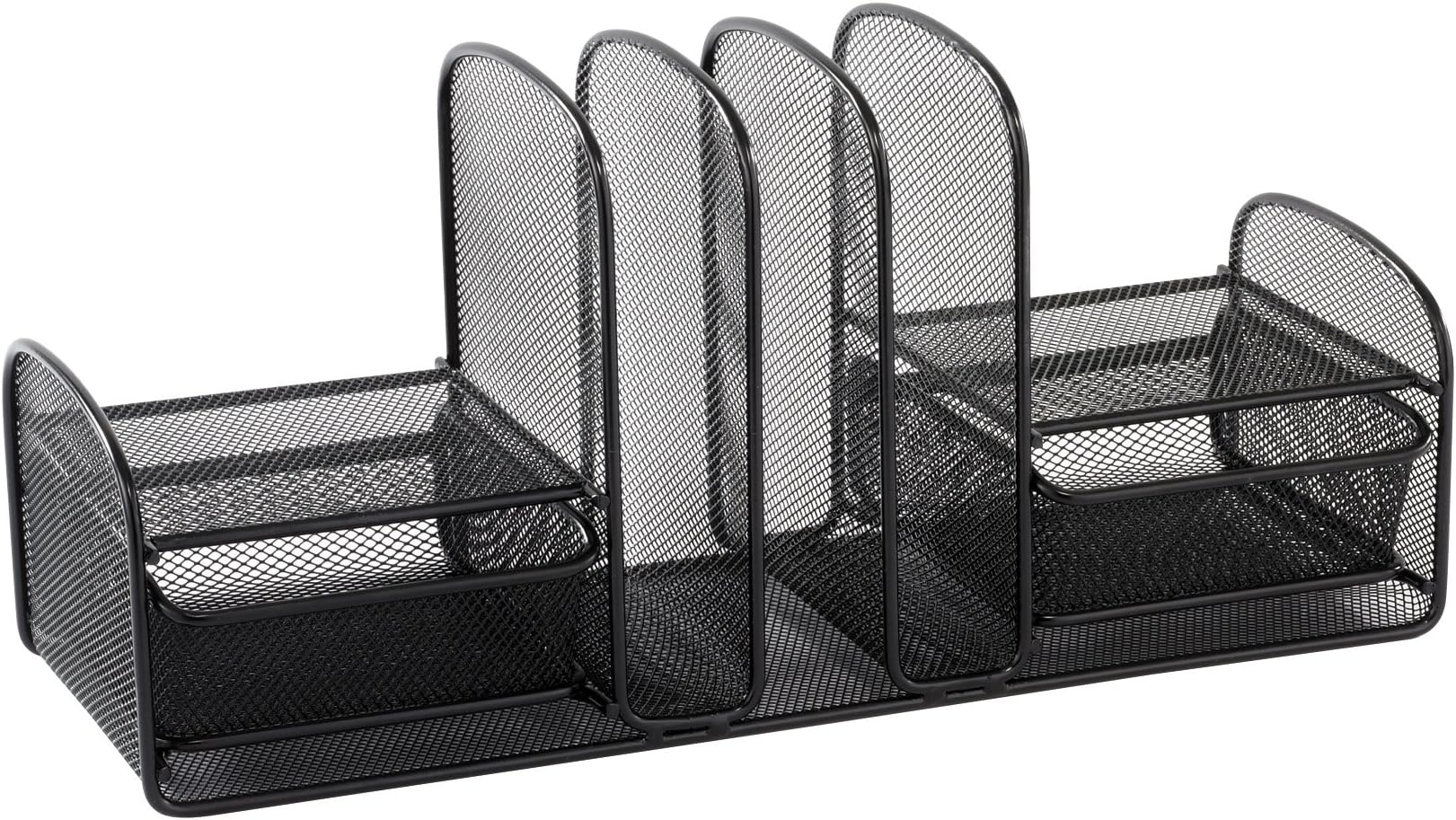 Amazon.com : Safco Product 3263BL Onyx Mesh Desk Organizer with Three ...