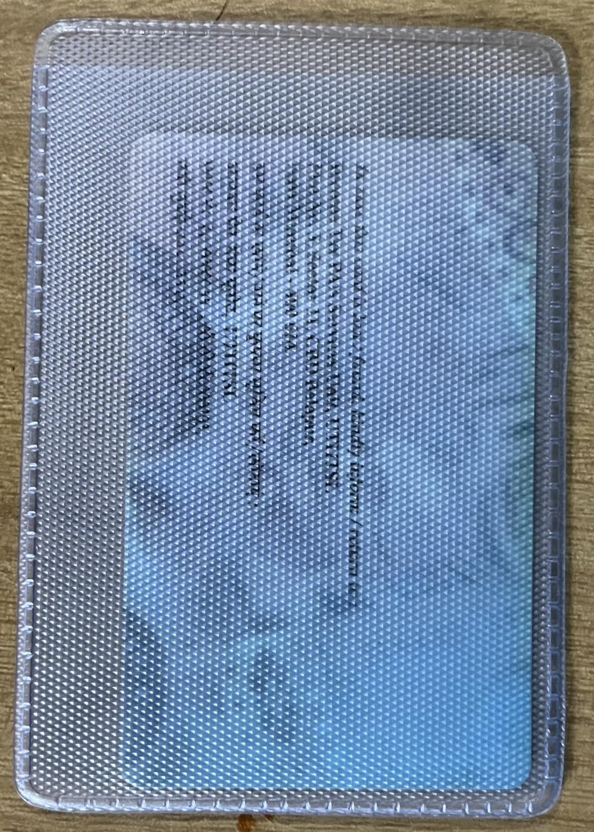 LRS ATM/DL/Adhar/Debit/Credit Card Protector Sleeve Transparent Frosted ...