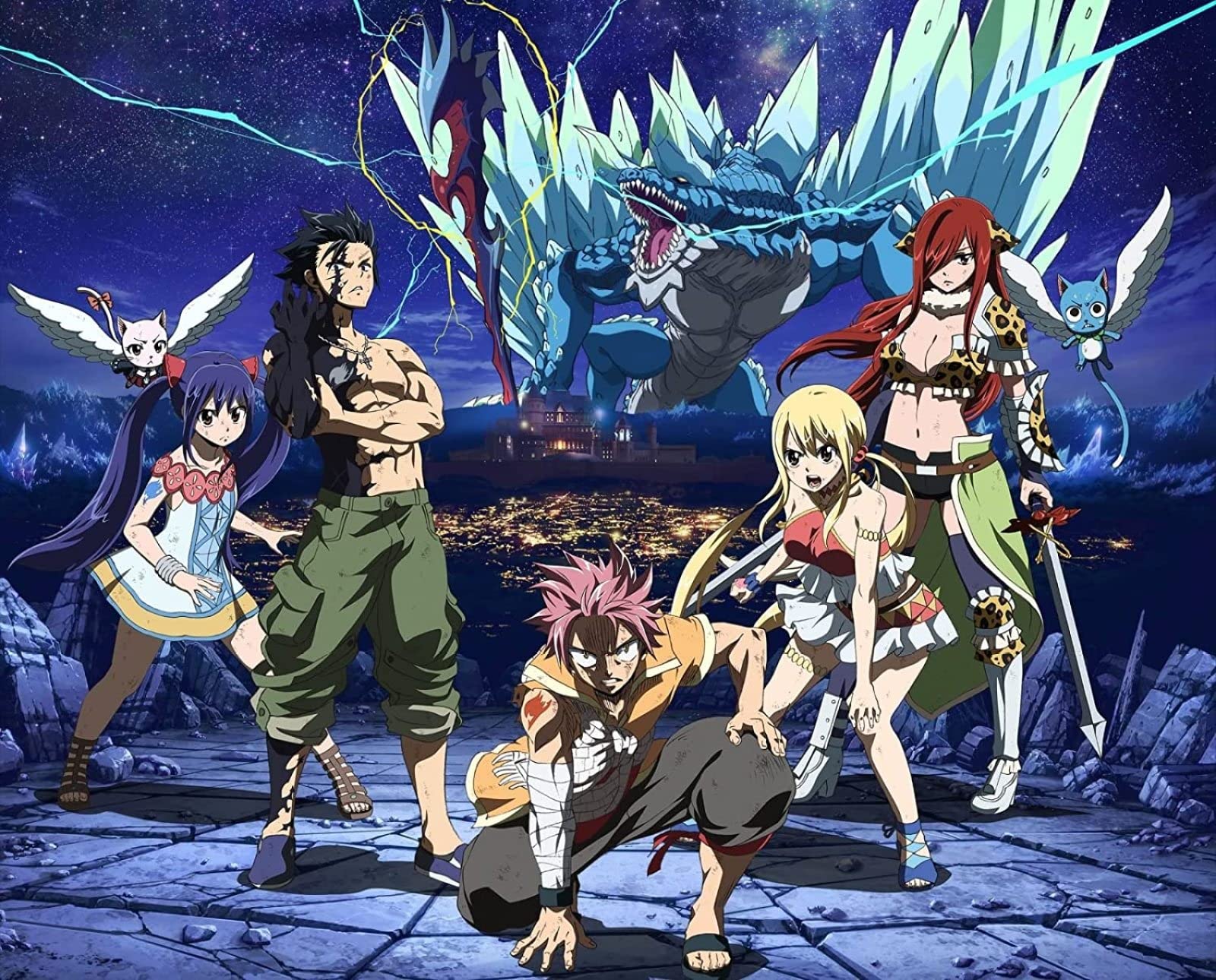 Carta Da Parati Con Logo Fairy Tail Blu