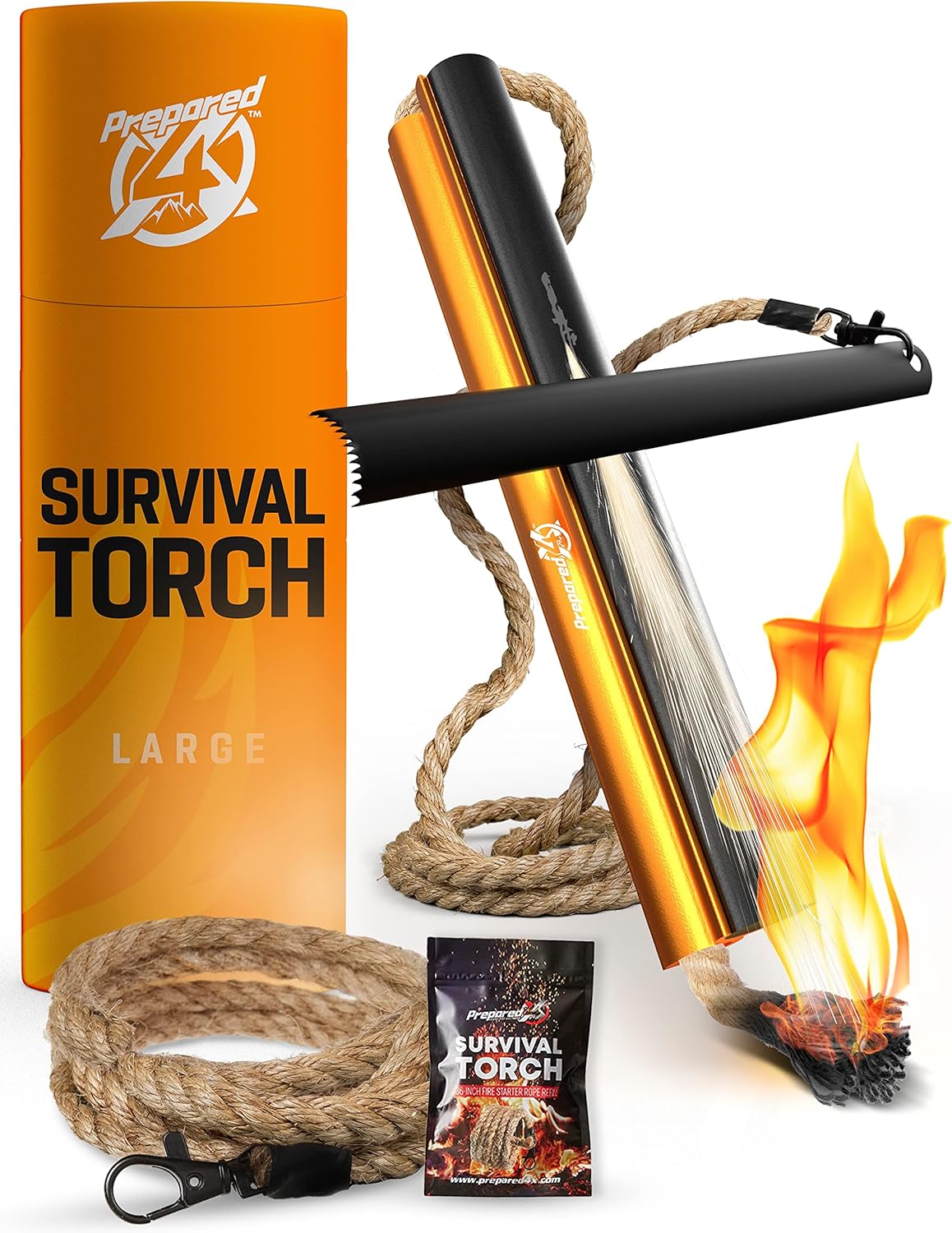 Amazon.com: Fire Starter Survival Tool - All-in-One Flint and Steel ...