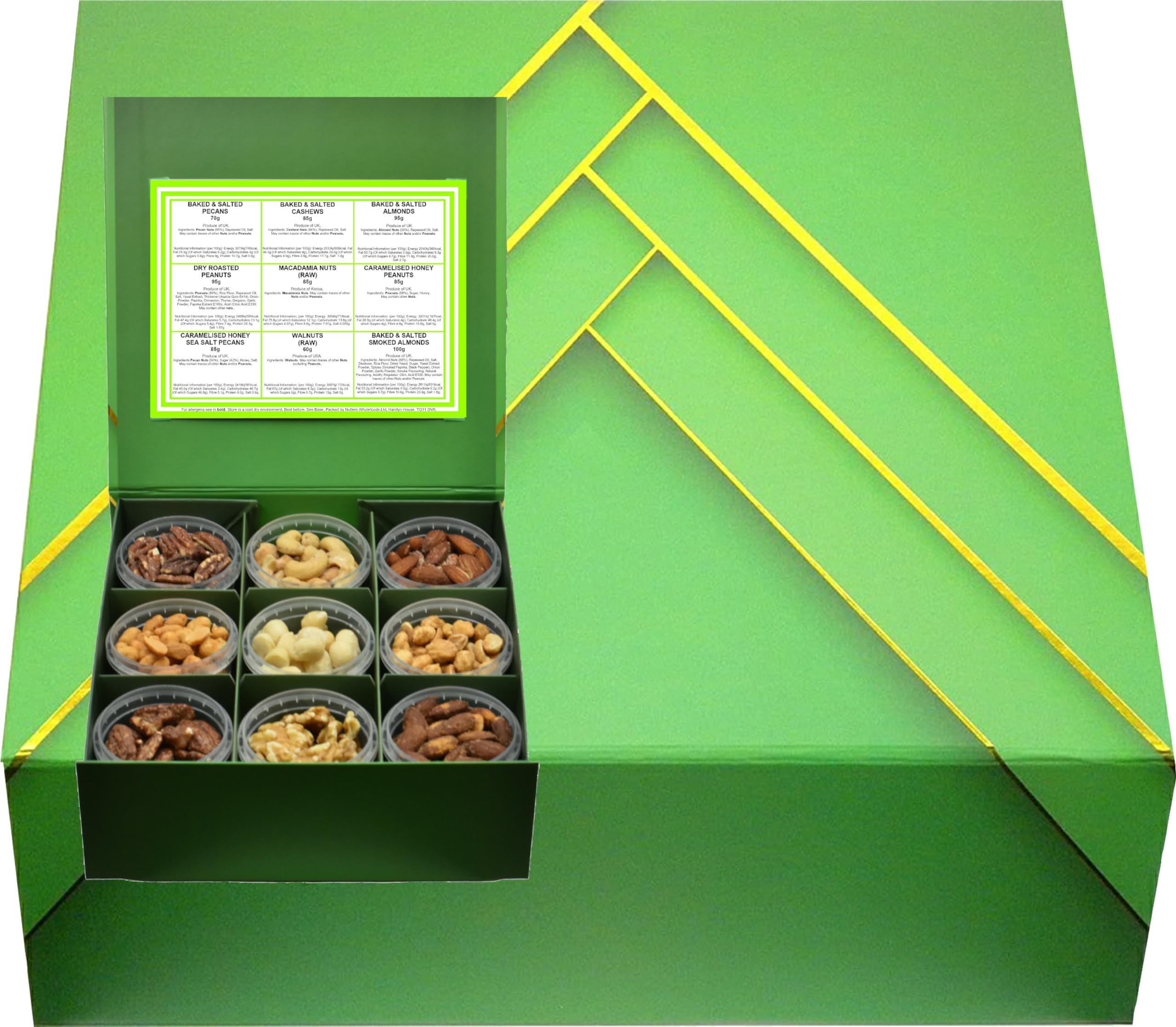 Natural Health 4 Life Snack Nuts, Nuts Gift Box Selection, 9 Nut ...