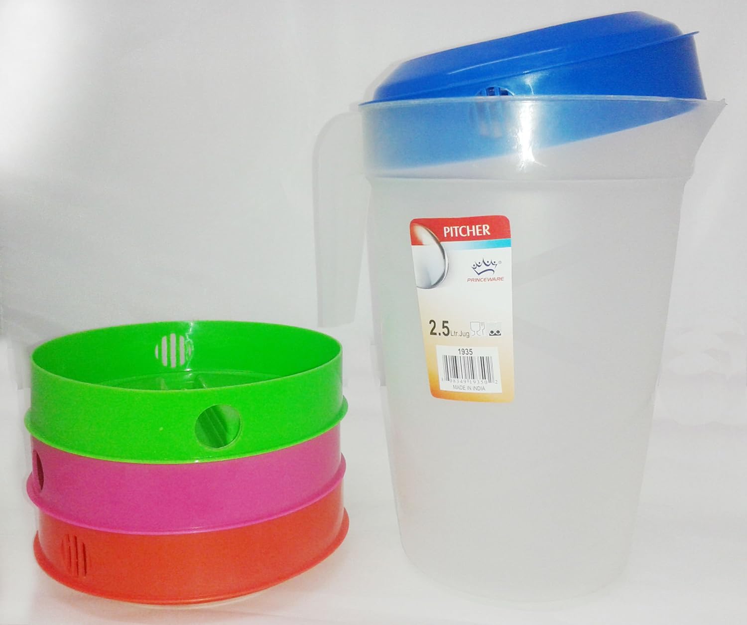 Amazon.com: King of Retail 2.5 Liter Plastic Pitchers (Varied Colors ...