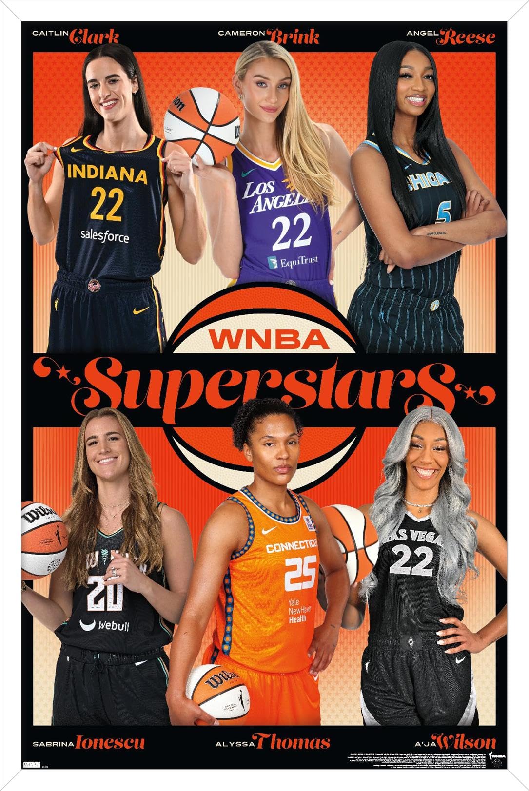 Amazon.com: Trends International WNBA League - Superstars 24 Wall ...