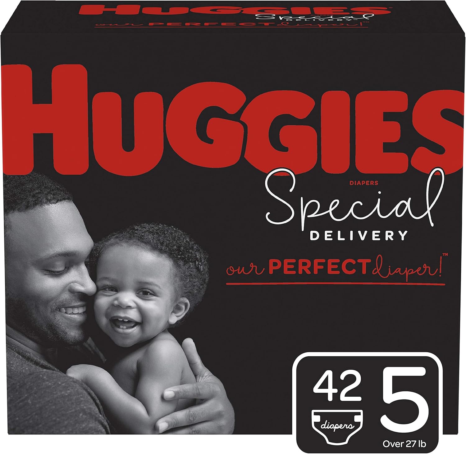 Amazon.com: Huggies Special Delivery Hypoallergenic Diapers, Size 5, 42 ...