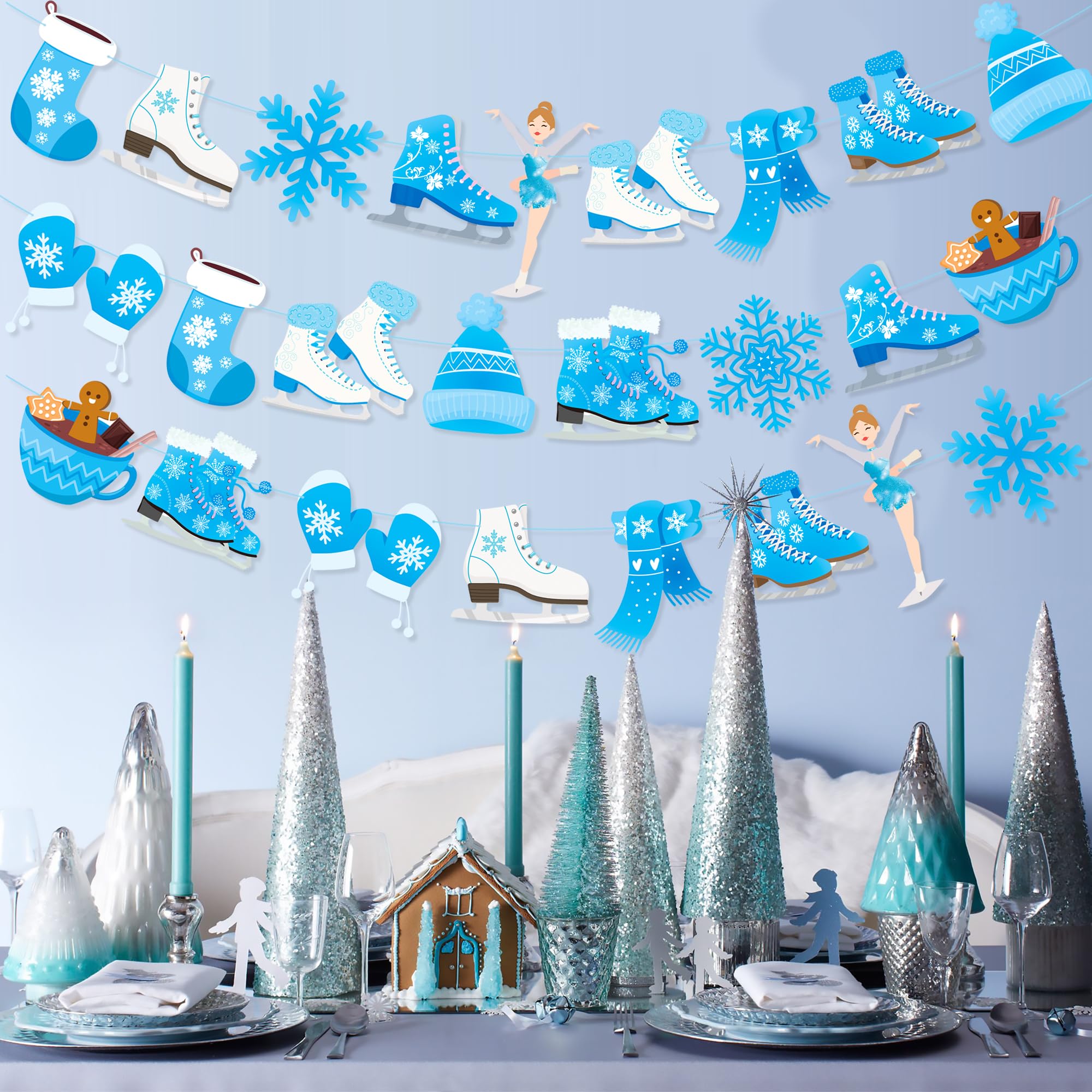 Ice Skating Birthday Supplies Gliding Into 50 With Style! ⛸🎂 This