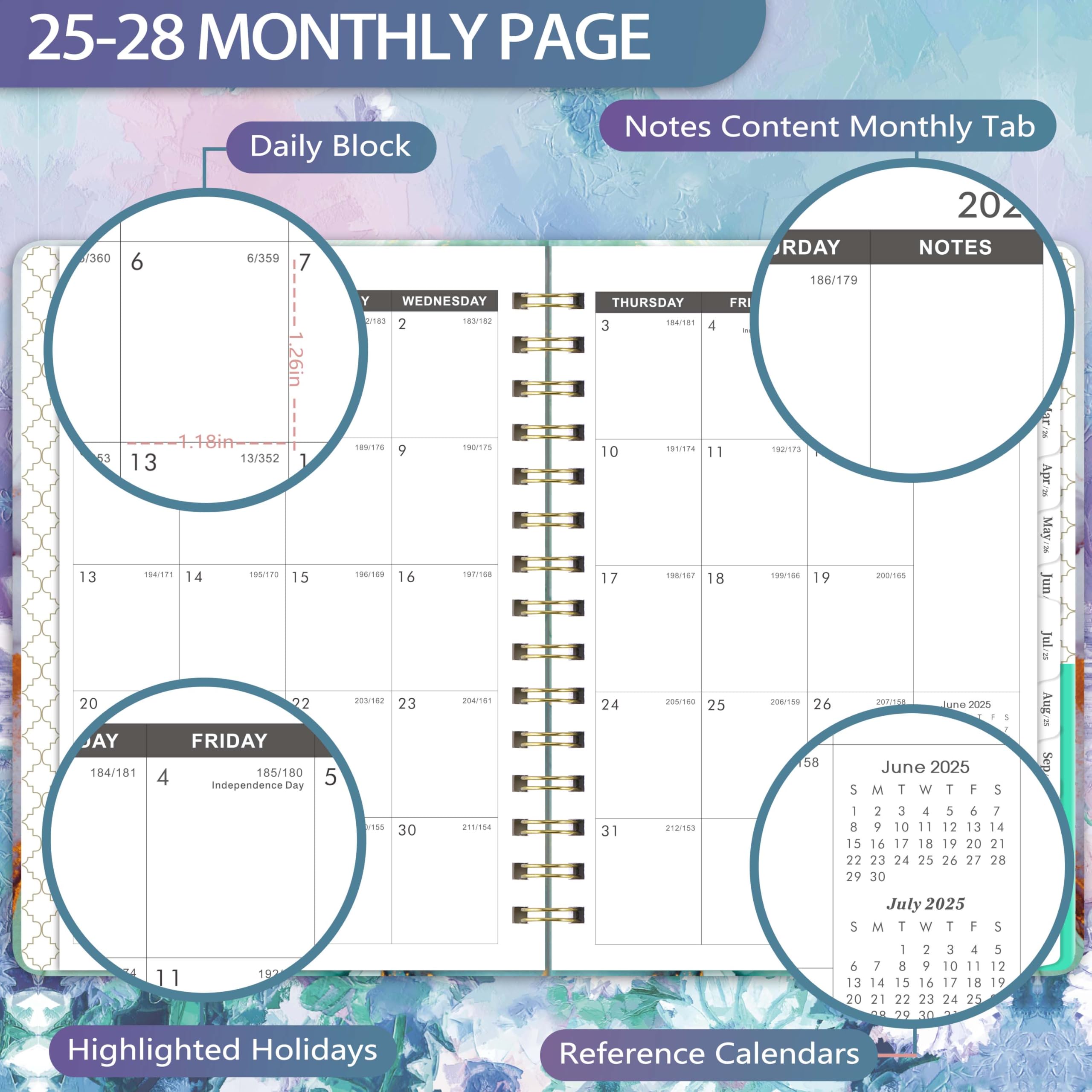 Snapklik.com : Monthly Planner 2025-2028, 3 Year Monthly Planner 2025 ...