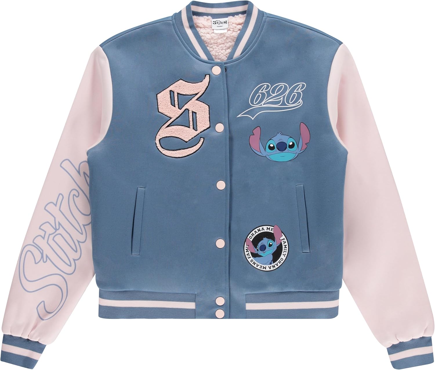 Amazon.com: Disney Chaqueta bomber Lilo and Stitch para mujer, clásica ...