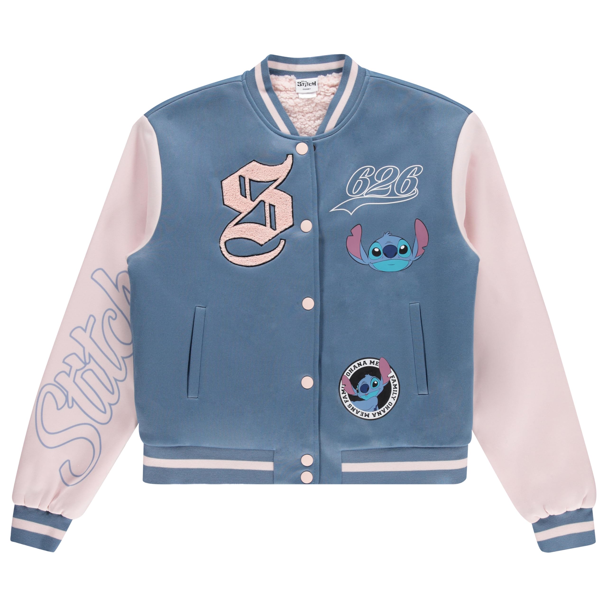 Disney Ladies Lilo and Stitch Bomber Jacket - Ladies Classic Lilo and ...