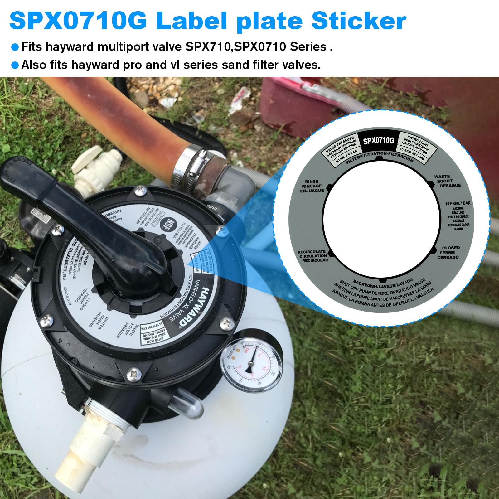 Snapklik.com : JIOTAR SPX0710G Sand Filter Valves Label Sticker ...
